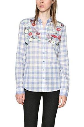 Desigual S Chemisier 18swcw65 cabaceira Bleu