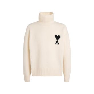 Ami Rollkragenpullover - - Knitwear - Herren - Beige - S