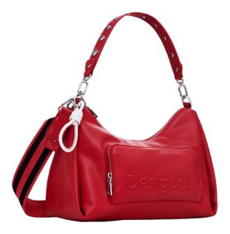 Desigual Womens Accessories PU Hand Bag, RED