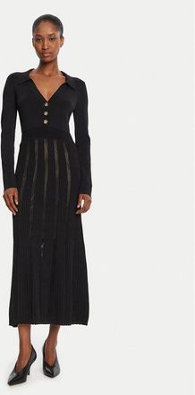 Twin-Set Strickkleid 252TP3110 Schwarz Regular Fit