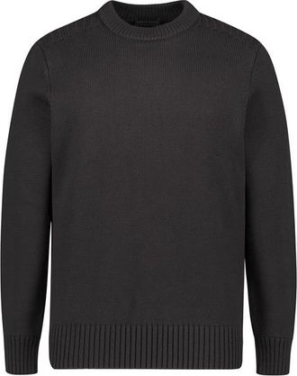 North Sails Herren Pullover schwarz Baumwolle unifarben