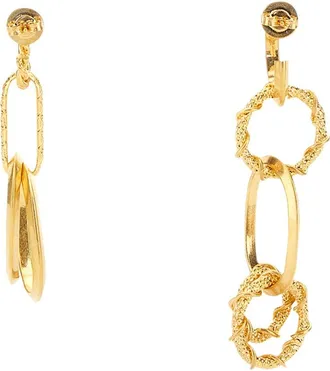 Dsquared2 Chain Ring Earrings - Gold