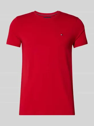Tommy Hilfiger Slim Fit T-Shirt aus Baumwoll-Mix