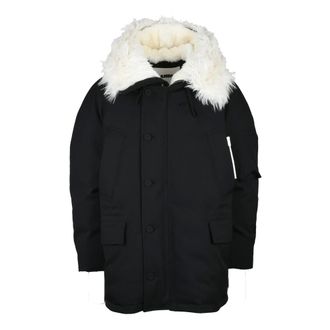 Jil Sander Homme, Manteaux, Noir, Taille: M Giaccone impermeabile