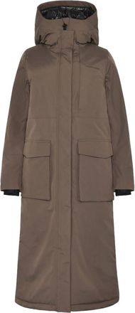 Didriksons 1913 Leya Long 4 - Damen Parka, Größe:40, Farbe:mocha brown