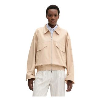 Isabelle Blanche Kurze Jacke mit offenem R&uuml;cken - - Jackets - Damen - Beige - M