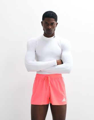 adidas adidas haut dentra&icirc;nement TechFit &agrave; manches longues blanc