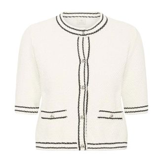Kaffe Damen, Strickwaren, Wei&szlig;, SGr&ouml;&szlig;e