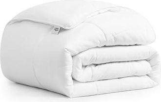 UGG Aimee Basic Tröster - Weiche und Bequeme Gesteppte Decke - Elegante und Moderne Wohnkultur - Kastensteppt - Hellweiß - Queen