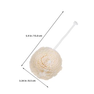 Luxshiny 2 St&uuml;ck &Auml;therische &Ouml;ldiffusoren mit K&uuml;nstlichen Bl&uuml;tenk&ouml;pfen und Baumwollseil Dekorative Diffusorblumen f&uuml;r B&uuml;ro und Zuhause