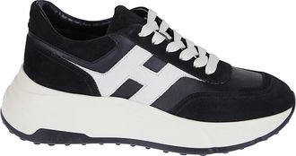 Hogan Femme, Chaussures, Noir, Taille: 39 1/2 EU Baskets Hi-Fi
