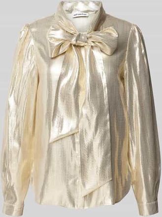 Self Portrait Schluppenbluse aus Viskose-Mix