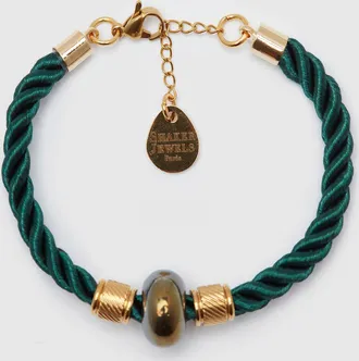 Shaker Jewels Bracelet Sol Cordon Vert