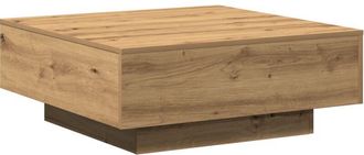 vidaXL Table basse ch&ecirc;ne artisanal 80 x 80 x 31 cm Bois ding&eacute;nierie Vidaxl
