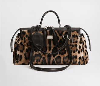 Dolce & Gabbana Leo-print Vittoria Bag - Frau Schulter- Und Umh&auml;ngetaschen Multicolor Onesize