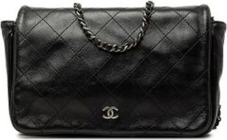 Chanel Sac bandouli&egrave;re matelass&eacute; Pre-owned - Femme - Pre-owned - Noir - Taille: ONE Size