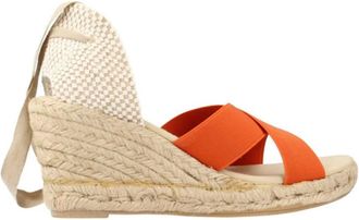 Clara Duran Femme, Chaussures, Orange, Taille: 35 EU Sandales compensées Valenes