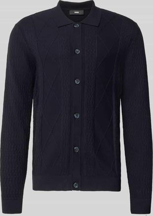 Cinque Strickjacke mit Strukturmuster Modell YARO