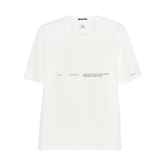 C.P. Company C.p. Company, Homme, Tops, Blanc, Taille: XL T-Chemises