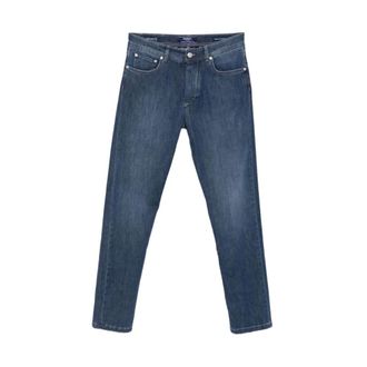 Barba Herren, Jeans, Blau, W34Gr&ouml;&szlig;e