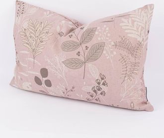 Sch&ouml;ner Leben Kissenh&uuml;lle Soft Calming Leaves rosa div. Gr&ouml;&szlig;en, Gr&ouml;&szlig;e:40x60cm (HxB)