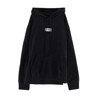 Maison Margiela Logo Hoodie - - Sweatshirts & Hoodies - Herren - Schwarzk - M