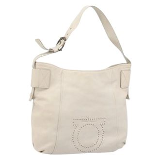Ferragamo Sac &agrave; main Pre-owned - Femme - Pre-owned - Beige - Taille: ONE Size