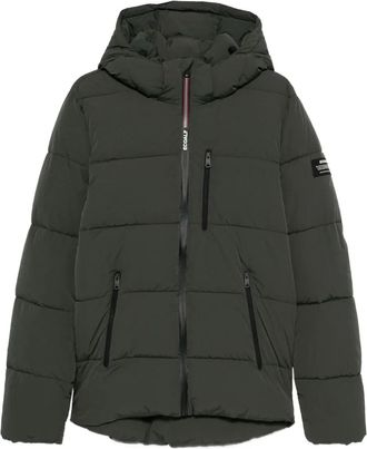 Ecoalf doudoune à capuche - Vert