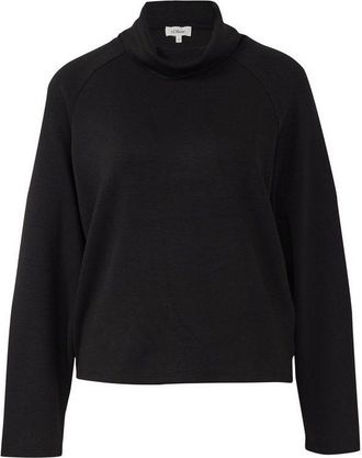 s.Oliver Sweatshirt Sweatshirt Sweatshirt aus Viskosemix im Relaxed Fit
