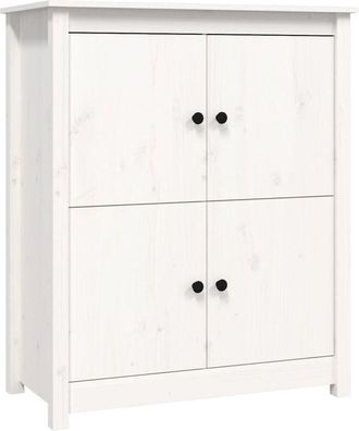 vidaXL Buffet Blanc 83x41,5x100 cm Bois massif de pin