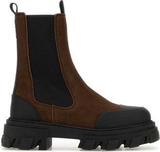 Ganni Femme, Chaussures, Multicolore, Taille: 40 EU Cleated Mid Chelsea Bottes