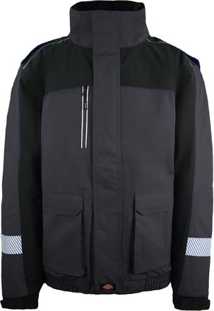 Dickies Winterarbeit wasserdichte Herren grau/schwarzer Mantel