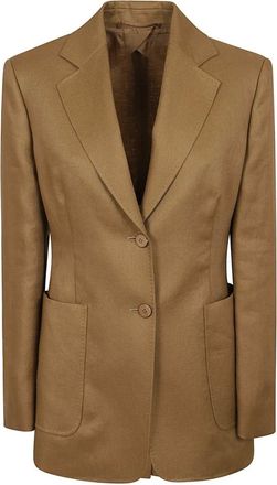 Max Mara Femme, Vestes, Beige, Taille: 38 FR Volont&agrave; Blazer