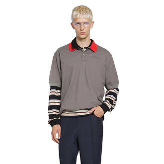 Marni Polo Shirt With Contrast Trims