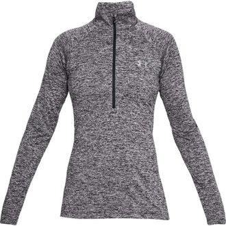 Under Armour Damen Tech 1/2 Zip - Twist, funktionales Langarmshirt, schnelltrocknendes Funktionsshirt