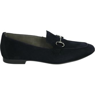 Paul Green Blaue Wildleder Slip-On Schuhe - - Shoes - Damen - Blau - 35 1/2 EU