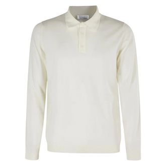 Roberto Collina Homme, Tops, Blanc, Taille: 2XL Polo Chemises