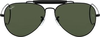 Ray-Ban unisex, Accessoires, Noir, Taille: 58 MM Rb3030 Outdoorsman