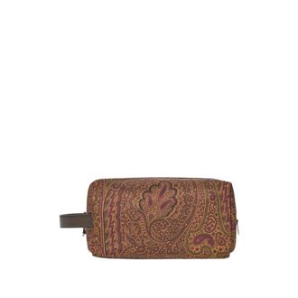 Etro Trousse de toilette - Homme - Sacs - Brun - Taille: ONE Size
