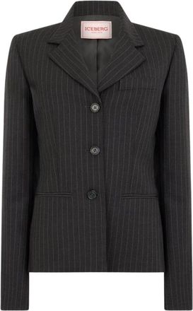 Iceberg Lederjacken - - Jackets - Damen - Grau - 2XS