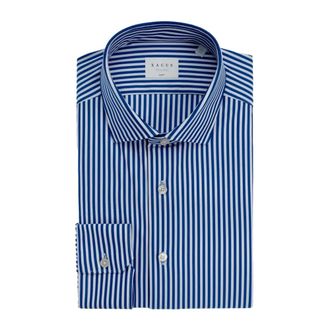 Xacus Slim Fit Aktives Hemd Blaue Streifen - - Shirts - Herren - Blau - 2XL