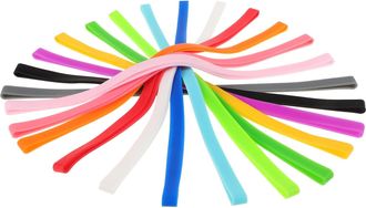 Angoily 13 Stück Teiliges Elastische Silikon handtuchbänder für Strandliegen Windfeste Flexible Strandstuhl befestigungsbänder in Farben Wiederverwendbare Ela