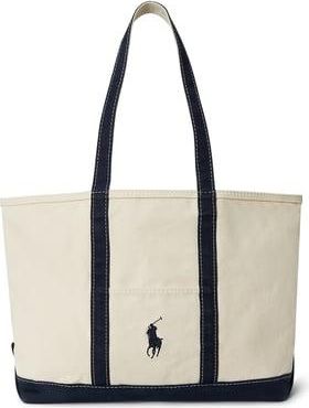 Polo Ralph Lauren Sac cabas &agrave; logo en coton