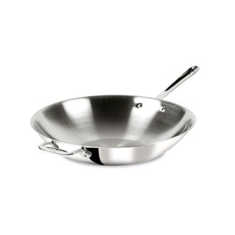 All-Clad 4414 Stainless Steel Wokpfanne, Pfanne 5 L, 35.6 cm