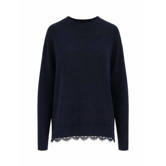 Ermanno Scervino Round-Neck Strickwaren - - Knitwear - Damen - Blau - XS