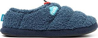Nuvola Chaussons Homme Femme Antidérapants Chaudes rembourrées Confortables Bleu foncé 42/43 EU