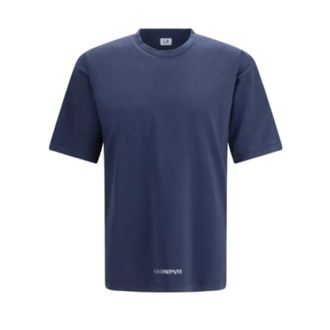 C.P. Company C.p. Company, Homme, Tops, Bleu, Taille: S T-shirt &agrave; Manches Courtes
