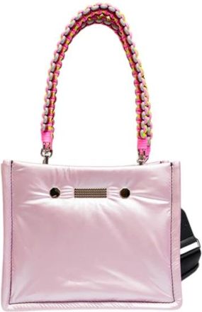Clio Goldbrenner Femme, Sacs, Rose, Taille: ONE Size Mini Flex Sacs &Agrave; Main EN Nylon Rose Fluo Jaune