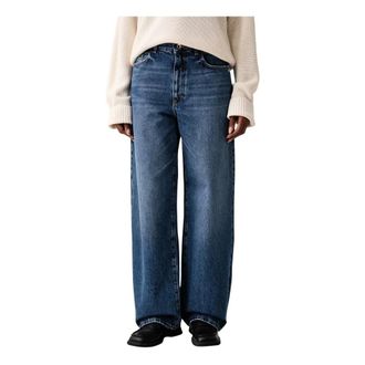Patrizia Pepe Jean large - Femme - Jeans - Bleu - Taille: W30