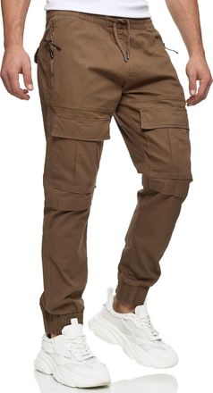 Indicode Herren Dennis Cargohose aus 98% Baumwolle mit 6 Taschen | Cargo Hose f&uuml;r M&auml;nner Cub, XXL